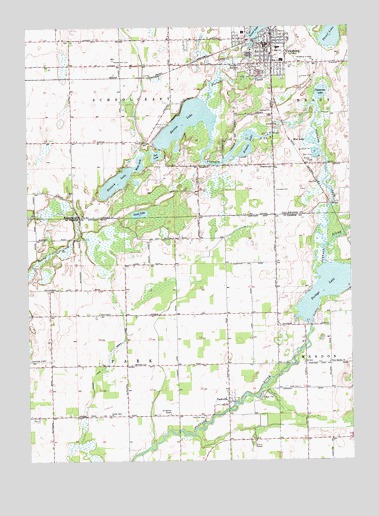 Vicksburg, MI Topographic Map - TopoQuest