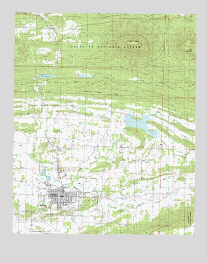 Waldron, AR Topographic Map - TopoQuest