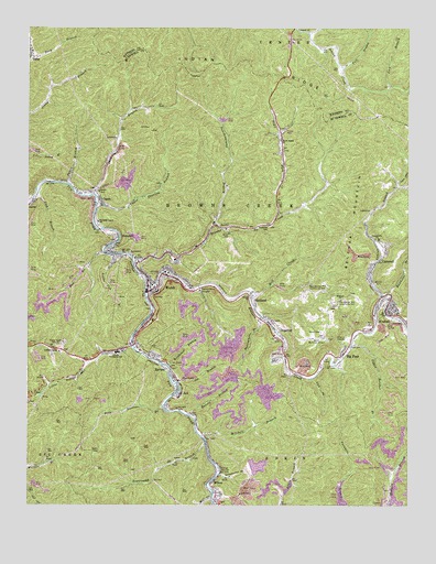 Welch, WV Topographic Map - TopoQuest