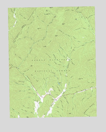 West Augusta, VA Topographic Map - TopoQuest