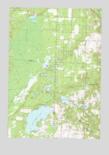 White Potato Lake, WI Topographic Map - TopoQuest