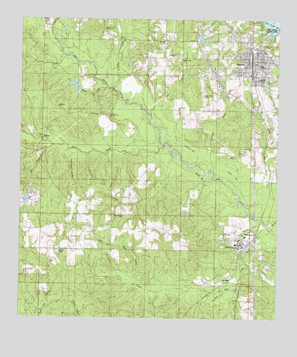 Wiggins, MS Topographic Map - TopoQuest