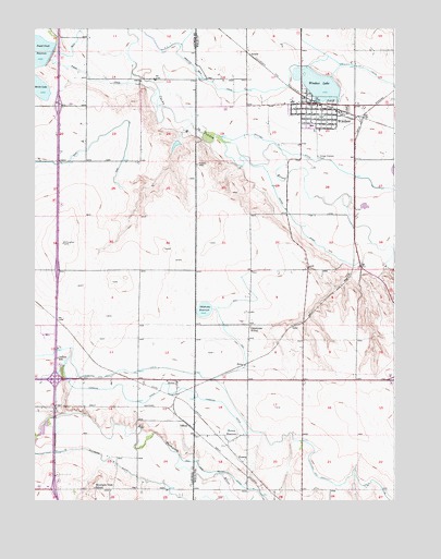 Windsor, CO Topographic Map - TopoQuest