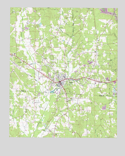 Winfield, AL Topographic Map - TopoQuest