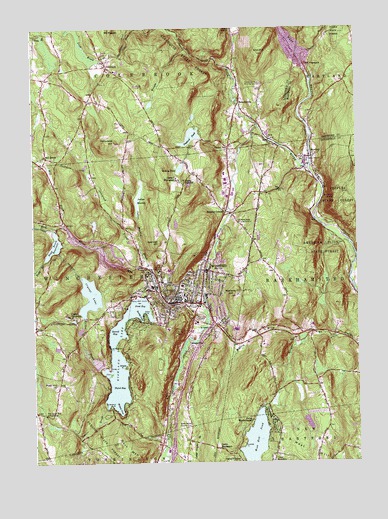 Winsted, CT Topographic Map - TopoQuest