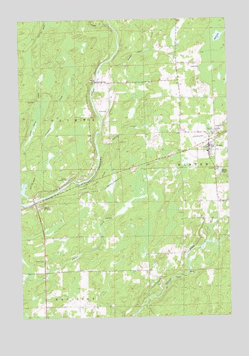 Winter, WI Topographic Map - TopoQuest