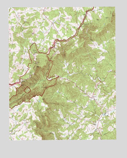 Woolwine, VA Topographic Map - TopoQuest