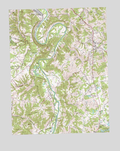 Alexandria, KY Topographic Map - TopoQuest