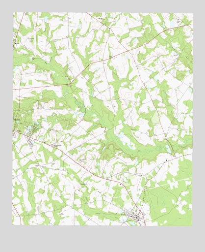 Brooklet, GA Topographic Map - TopoQuest