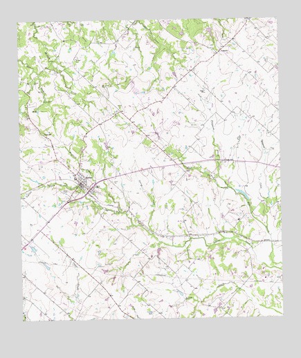 Burton, TX Topographic Map - TopoQuest