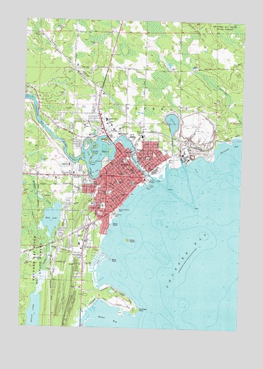 Alpena, MI Topographic Map - TopoQuest