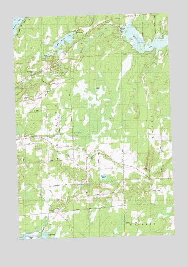 Cranberry Lake, WI Topographic Map - TopoQuest