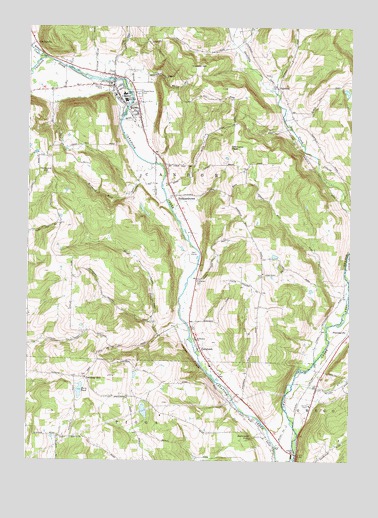 Candor, NY Topographic Map - TopoQuest