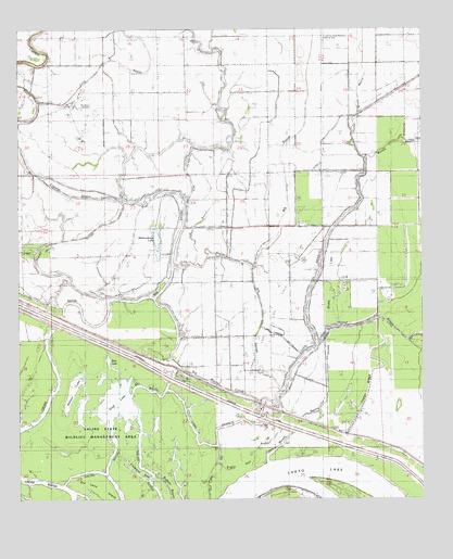 Larto Lake North, LA Topographic Map - TopoQuest