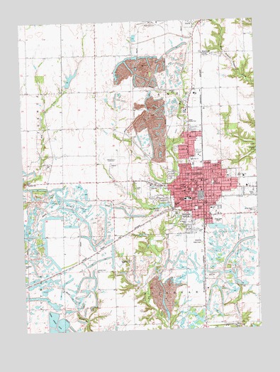 Canton, IL Topographic Map - TopoQuest