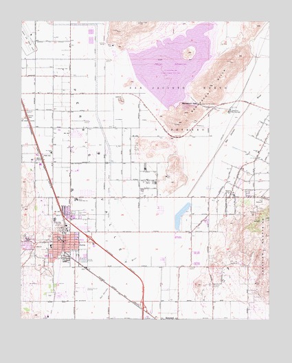 Perris, CA Topographic Map - TopoQuest
