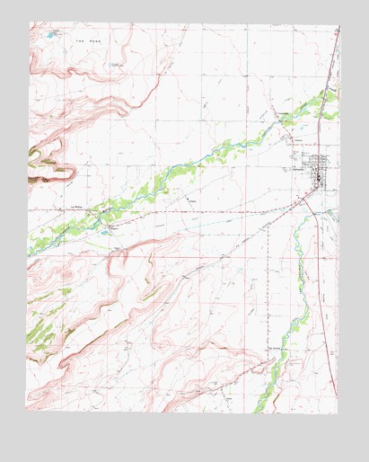 Antonito, CO Topographic Map - TopoQuest