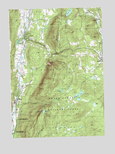 Wallingford, VT Topographic Map - TopoQuest