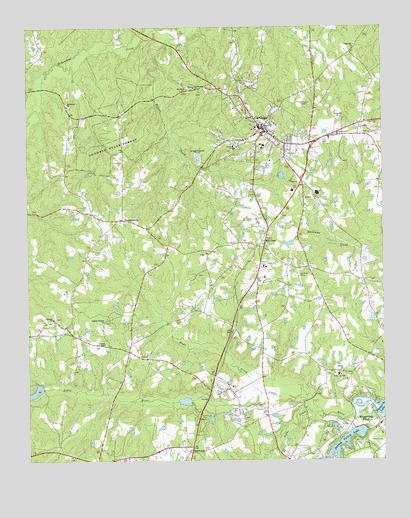 Carthage, NC Topographic Map - TopoQuest