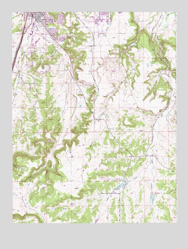 Castle Rock South, CO Topographic Map - TopoQuest