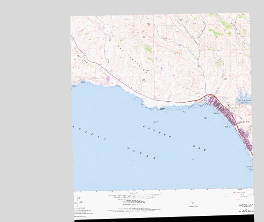 Cayucos, CA Topographic Map - TopoQuest