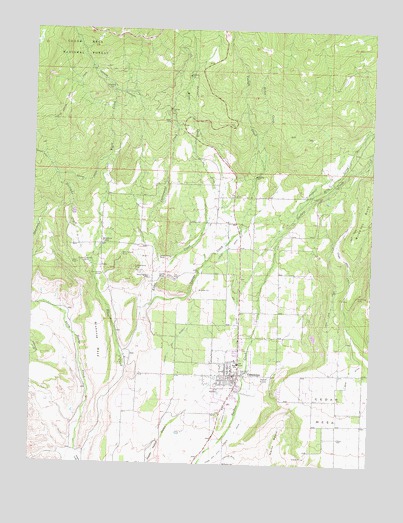 Cedaredge, CO Topographic Map - TopoQuest
