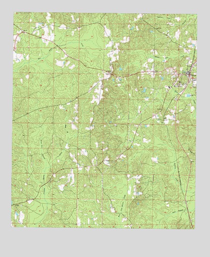 Chatom, AL Topographic Map - TopoQuest