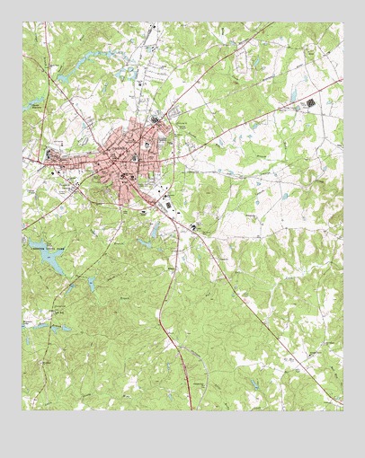 Chester, SC Topographic Map - TopoQuest