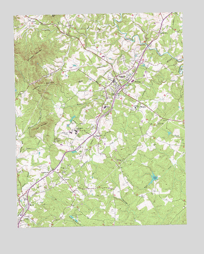 Amherst, VA Topographic Map - TopoQuest