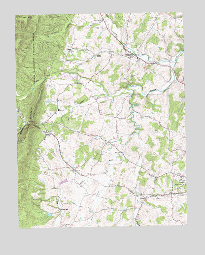 Churchville, VA Topographic Map - TopoQuest