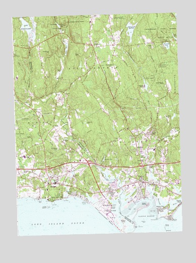Clinton, CT Topographic Map - TopoQuest