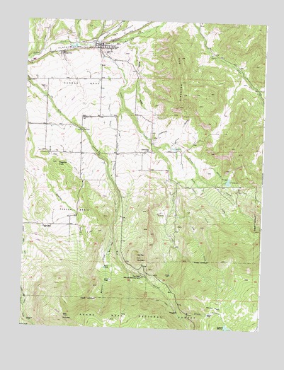 Collbran, CO Topographic Map - TopoQuest