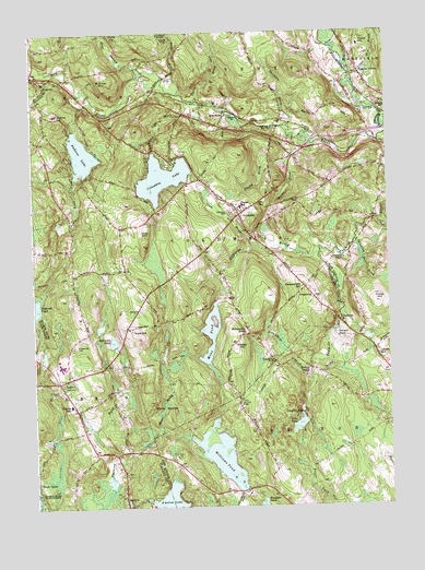 Columbia, CT Topographic Map - TopoQuest