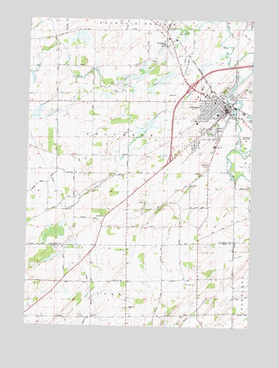 Columbus, WI Topographic Map - TopoQuest
