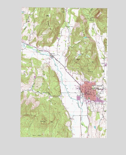 Colville, WA Topographic Map - TopoQuest