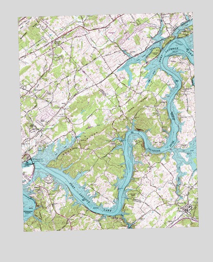 Concord, TN Topographic Map - TopoQuest