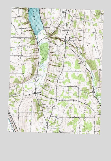 Conesus, NY Topographic Map - TopoQuest