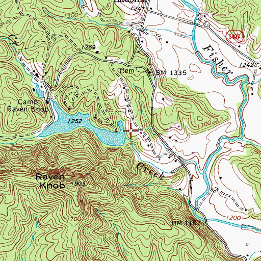 Raven Knob Park Lake Dam, NC