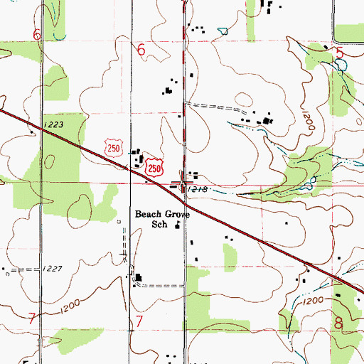 Frogpond School (historical), OH