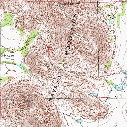 Oklahoma Mountains Map
