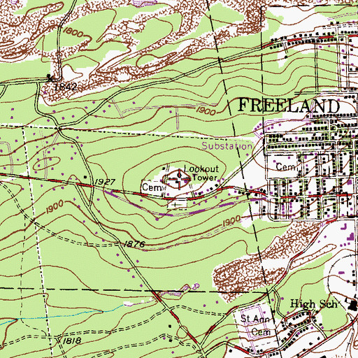 Freeland Lookout Tower, PA