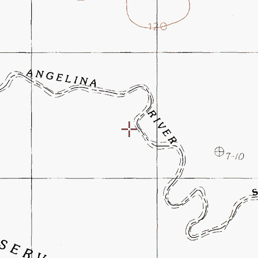 Contour Map Of Sam Rayburn Lake