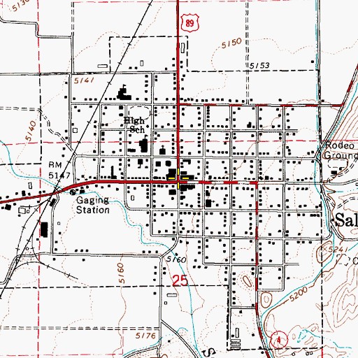 Salina Ok Map