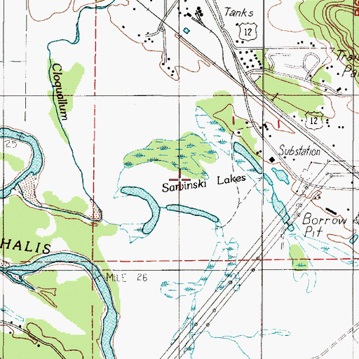 Esker Topographic Map