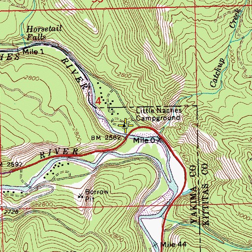Naches River Map