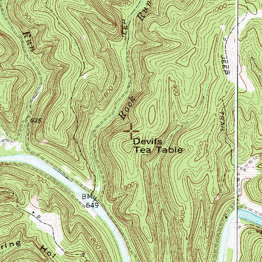 Devils Tea Table, WV