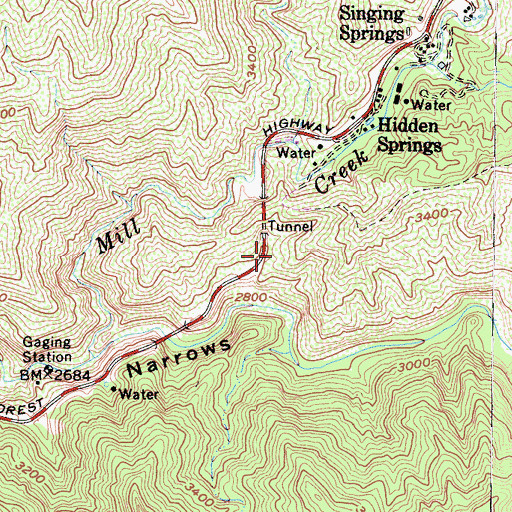 Hidden Springs Picnic Area, CA