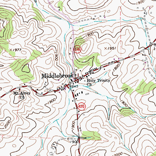 Middlebrook Historic District, VA