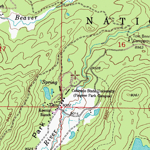 Colorado State University Pingree Park Campus, CO