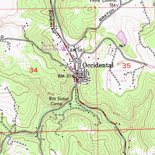 Occidental Community Church, CA